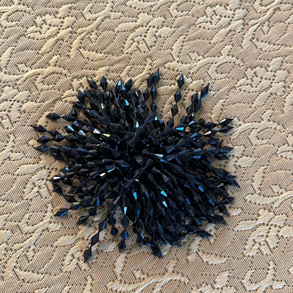 Jewelry | Atomic Pin 196s Jet Black Lucite Beads | Poshmark